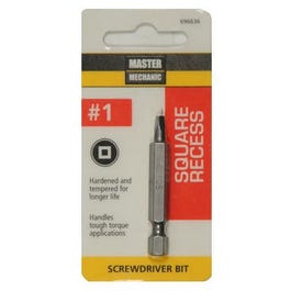 #1 Square Recessed Screwdriver Bit, 2-In. - Wyalusing, PA - C.C. Allis ...